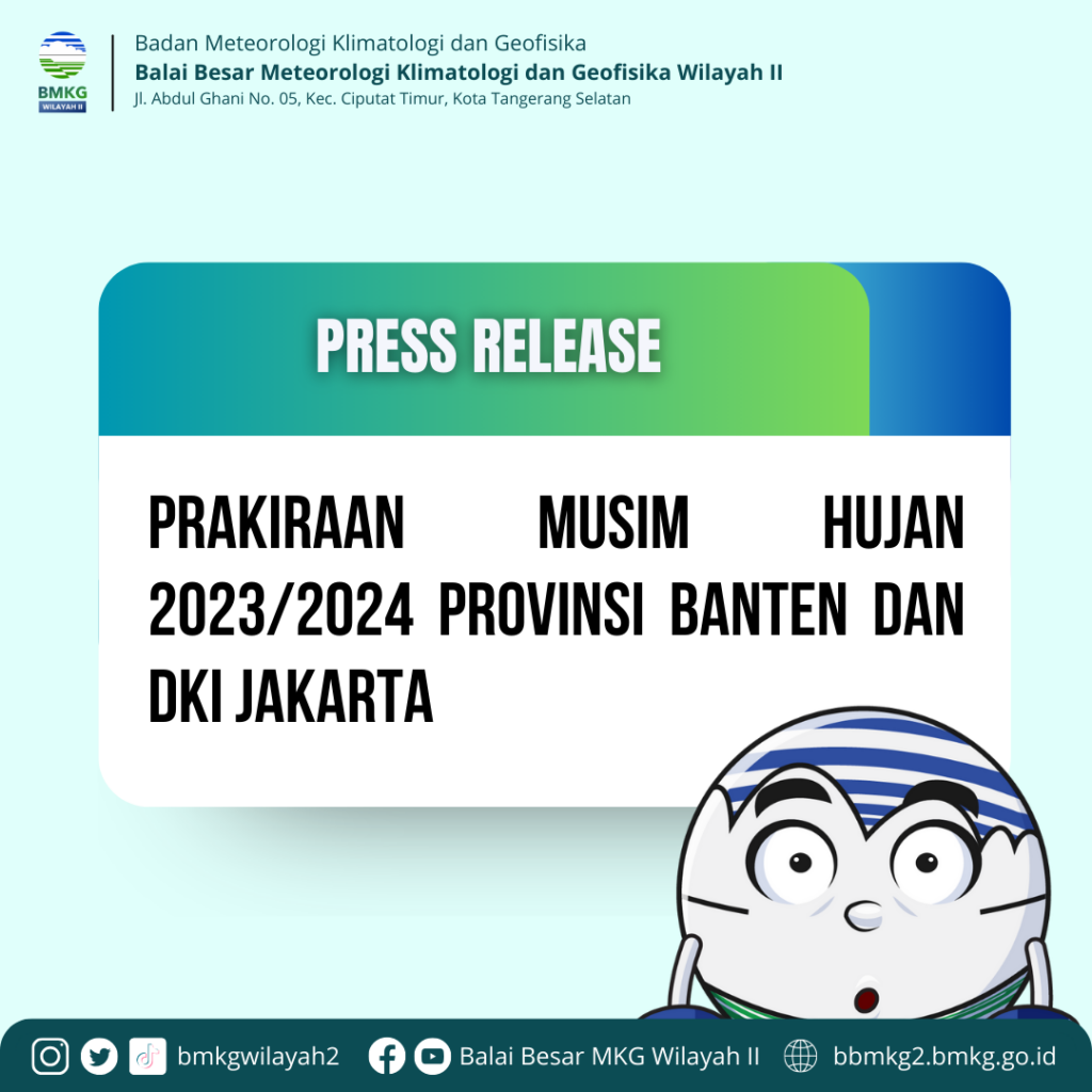 Prakiraan Musim Hujan 2023/2024 Provinsi Banten dan DKI Jakarta - BMKG Provinsi Banten